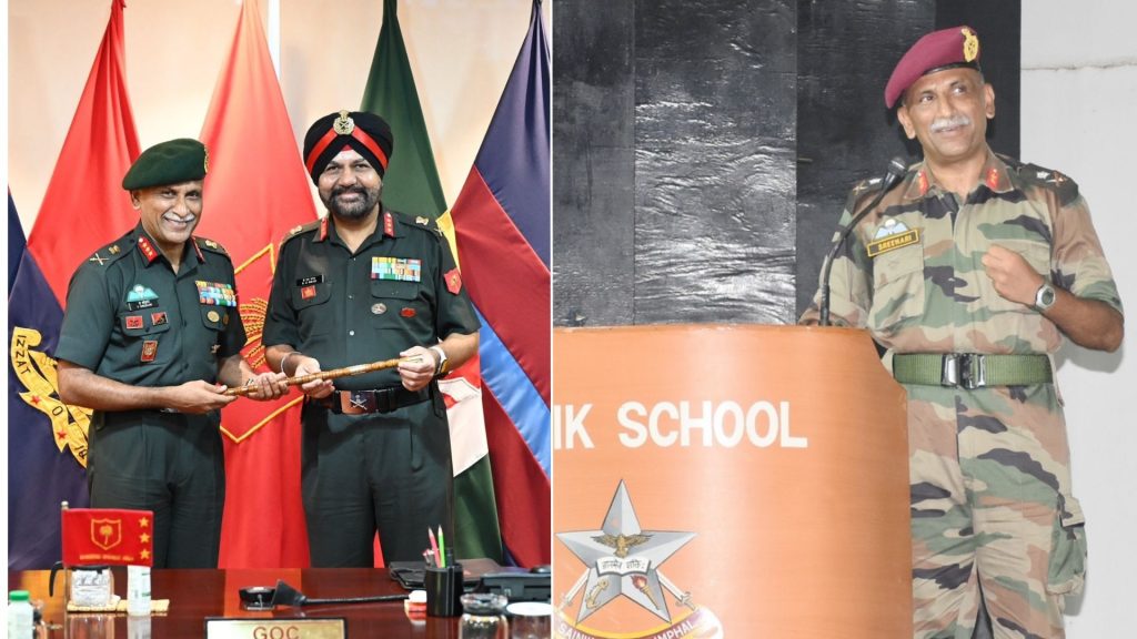 Lt Gen V Sreehari Takes Over Command of Dakshin Bharat Area from Lt Gen ...