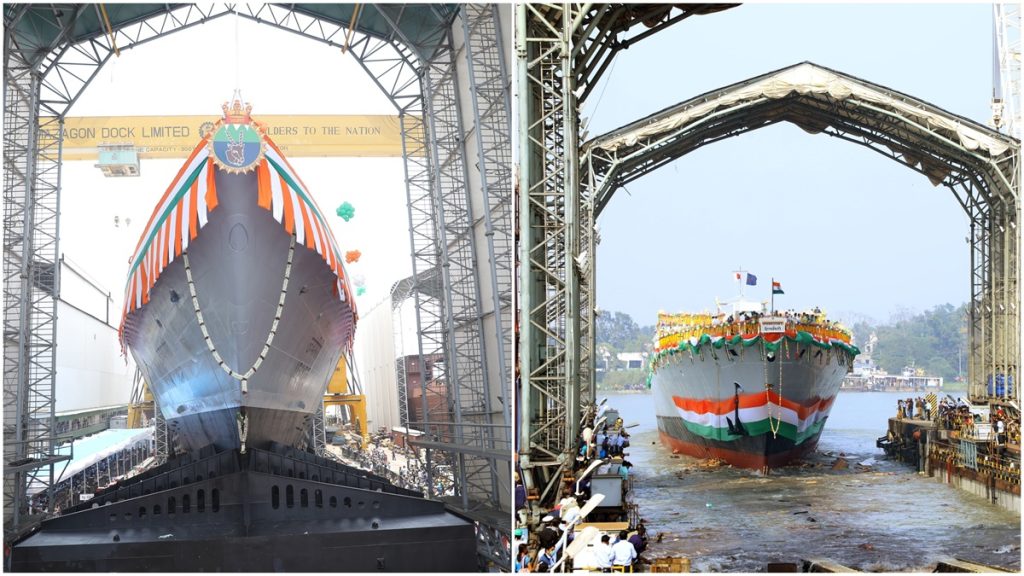 Navy Commissions Advanced Multi-Mission Stealth Frigates INS Udaygiri ...