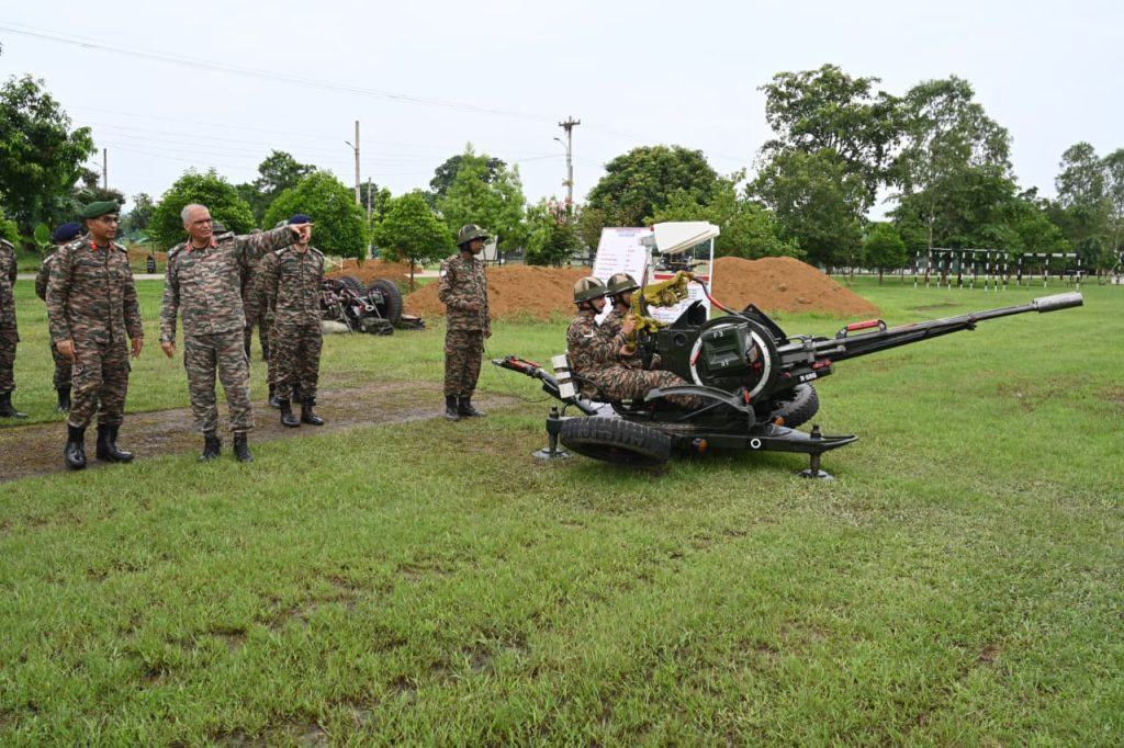 Indian Army Air Defence Chief Reviews Operational Readiness at Misa ...