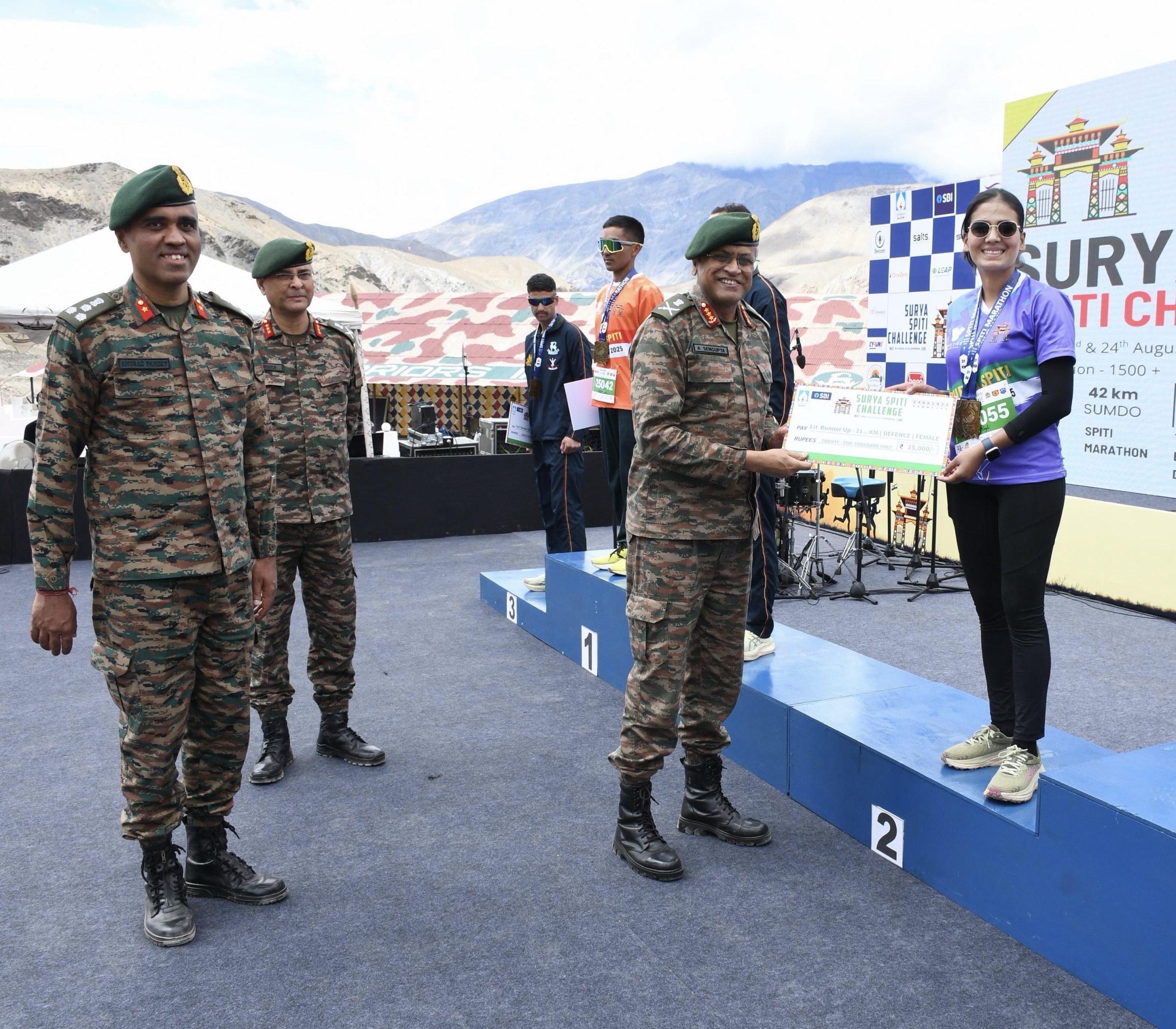 Lieutenant Parul Singh Triumphs with 2nd Place at High-Altitude Spiti ...