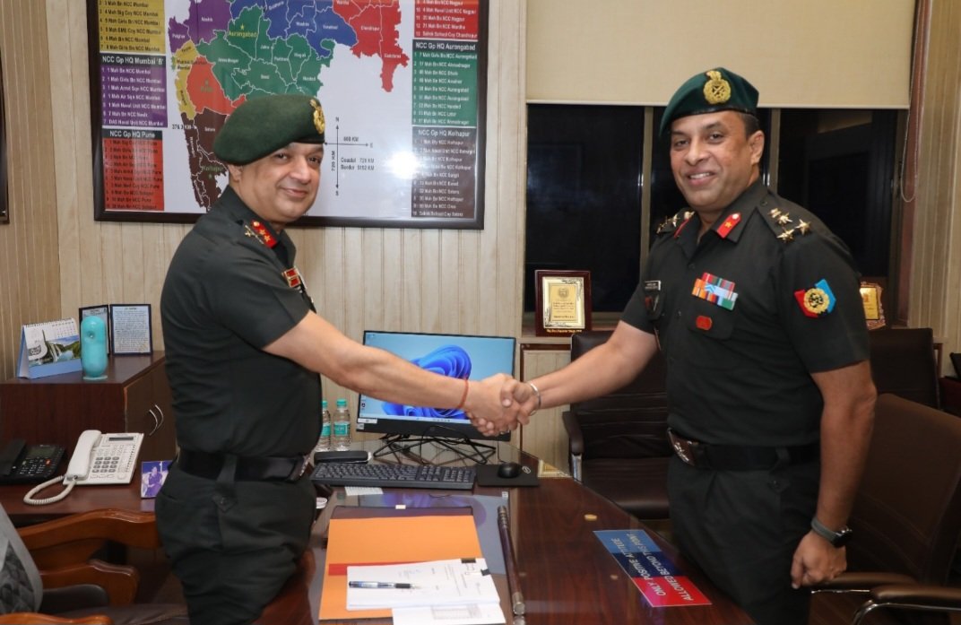 Major General Vivek Tyagi Takes Charge as Additional Director General of NCC Maharashtra Directorate