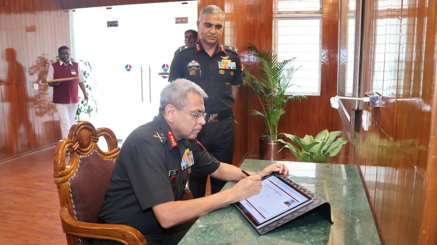 Lt Gen Anindya Sengupta Visits CDM to Engage with Future Military Leaders