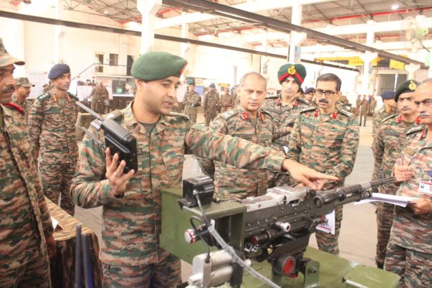 Major General Sunil Rampal Reviews Indigenous Tech at Ambala Cantt