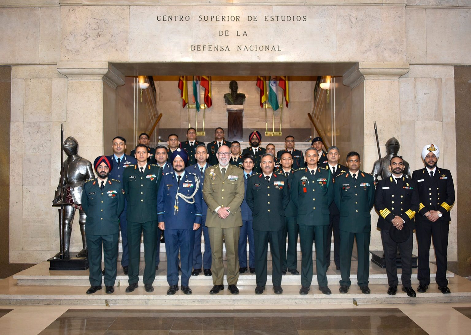 Officers from College of Defence Management Strengthen India–Spain ...