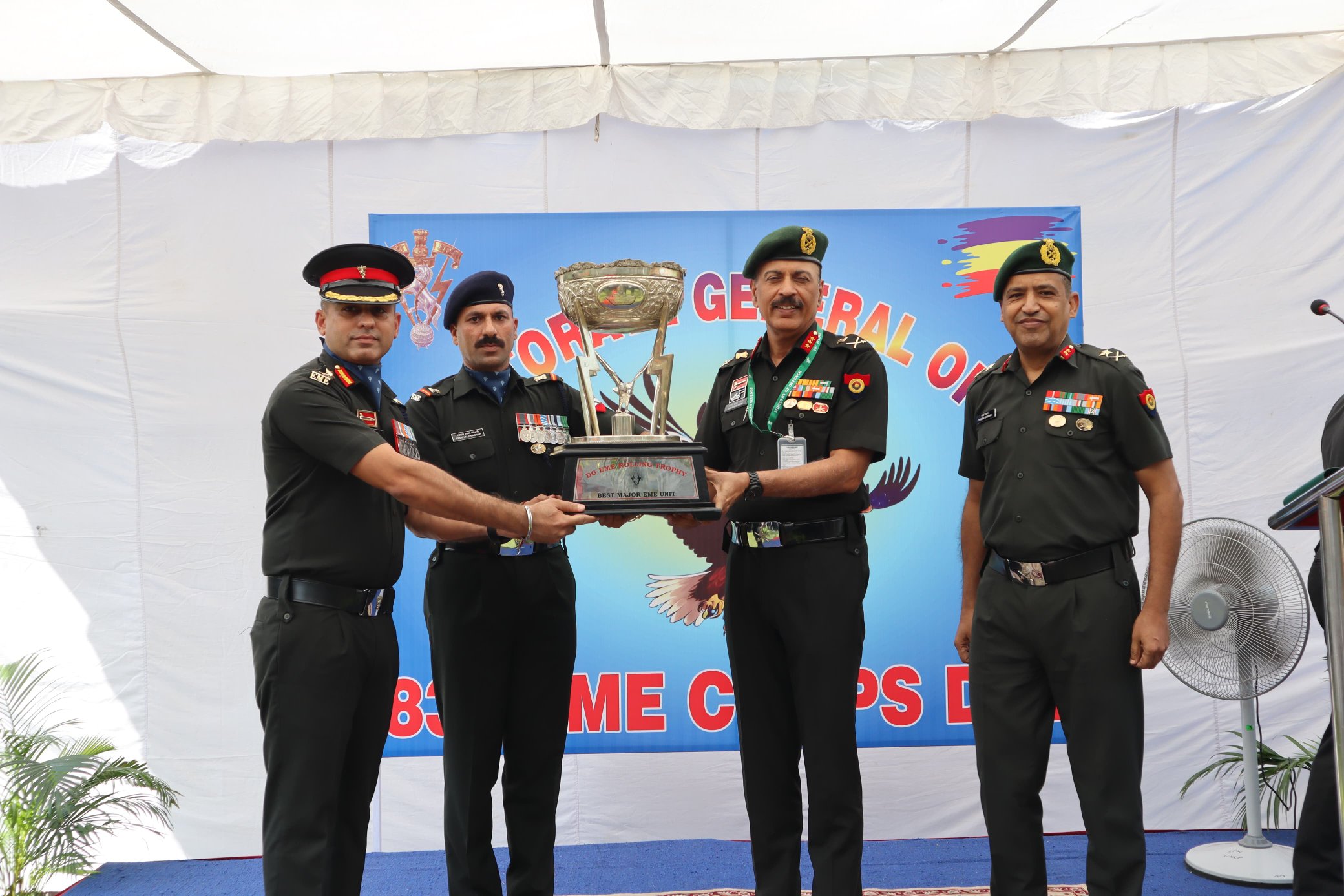 10 Corps Zone Workshop Adjudged Best EME Unit in the Indian Army