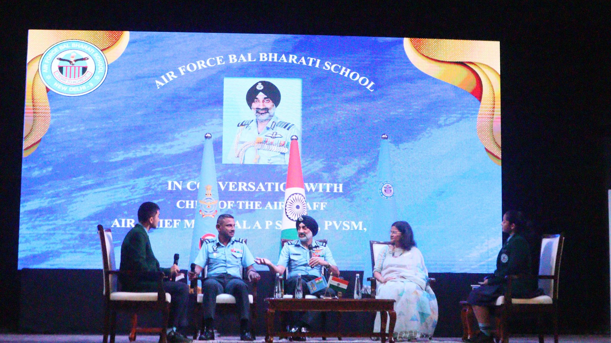 Air Chief Marshal AP Singh Inspires Students at Air Force Bal Bharti School