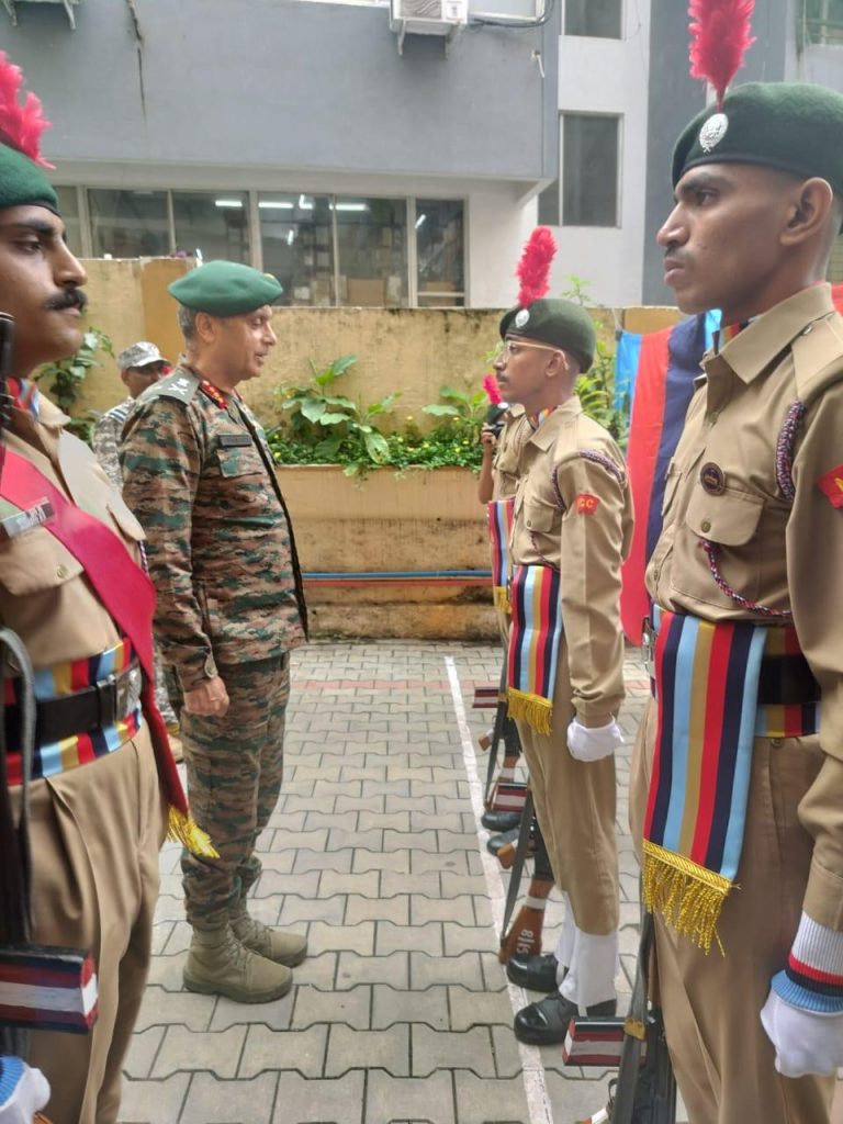 Lt Gen Virendra Vats Visits NCC Directorate Karnataka & Goa, Encourages ...