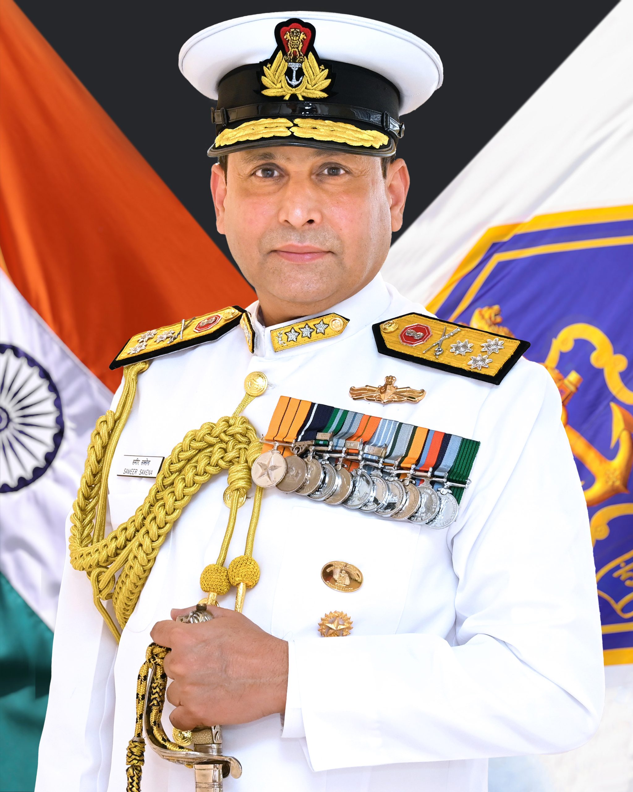 Vice Admiral Sameer Saxena Assumes Command as Flag Officer Commanding ...