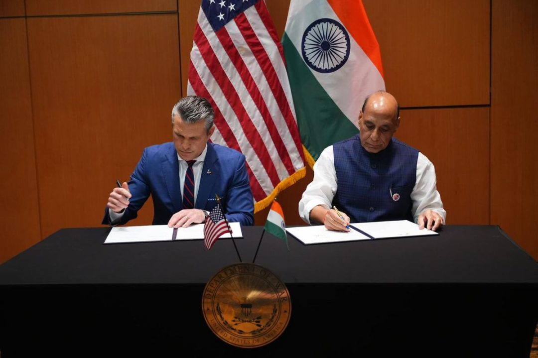 India and US Sign 10-Year Defence Framework Pact to Bolster Indo ...