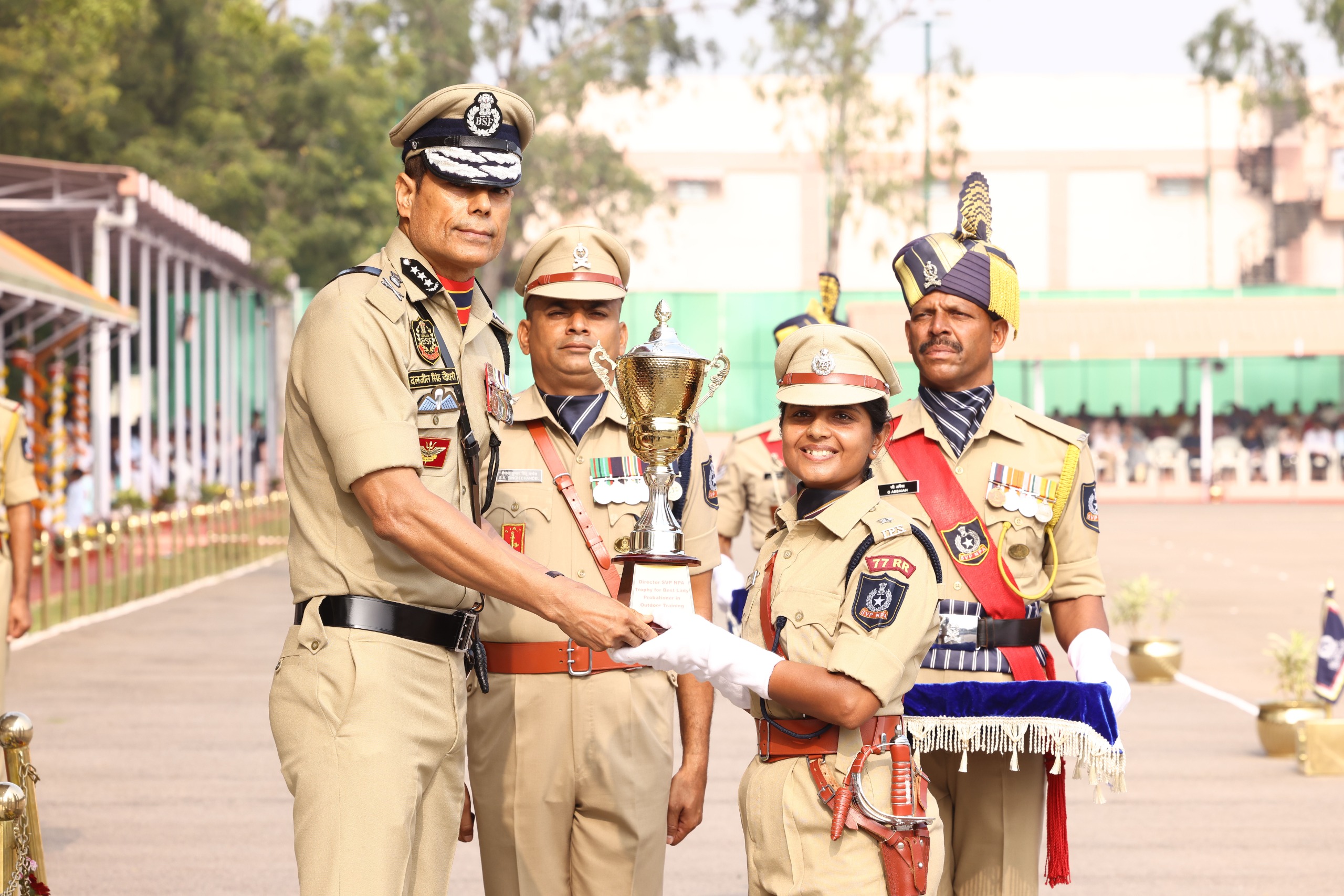 Ms. Kirti Yadav IPS(P) Shines at SVPNPA 77 RR Passing Out Parade