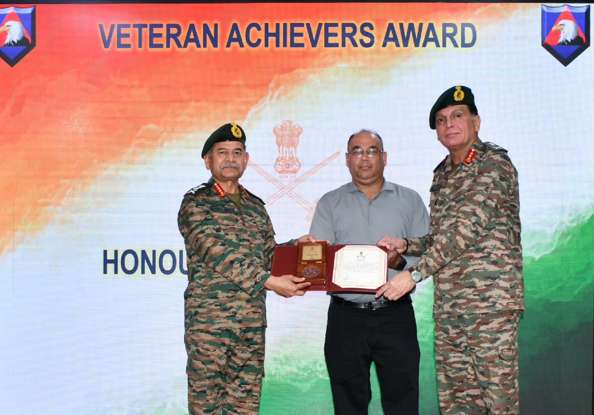 Indian Army Honours Distinguished Veterans with Veteran Achievers Award