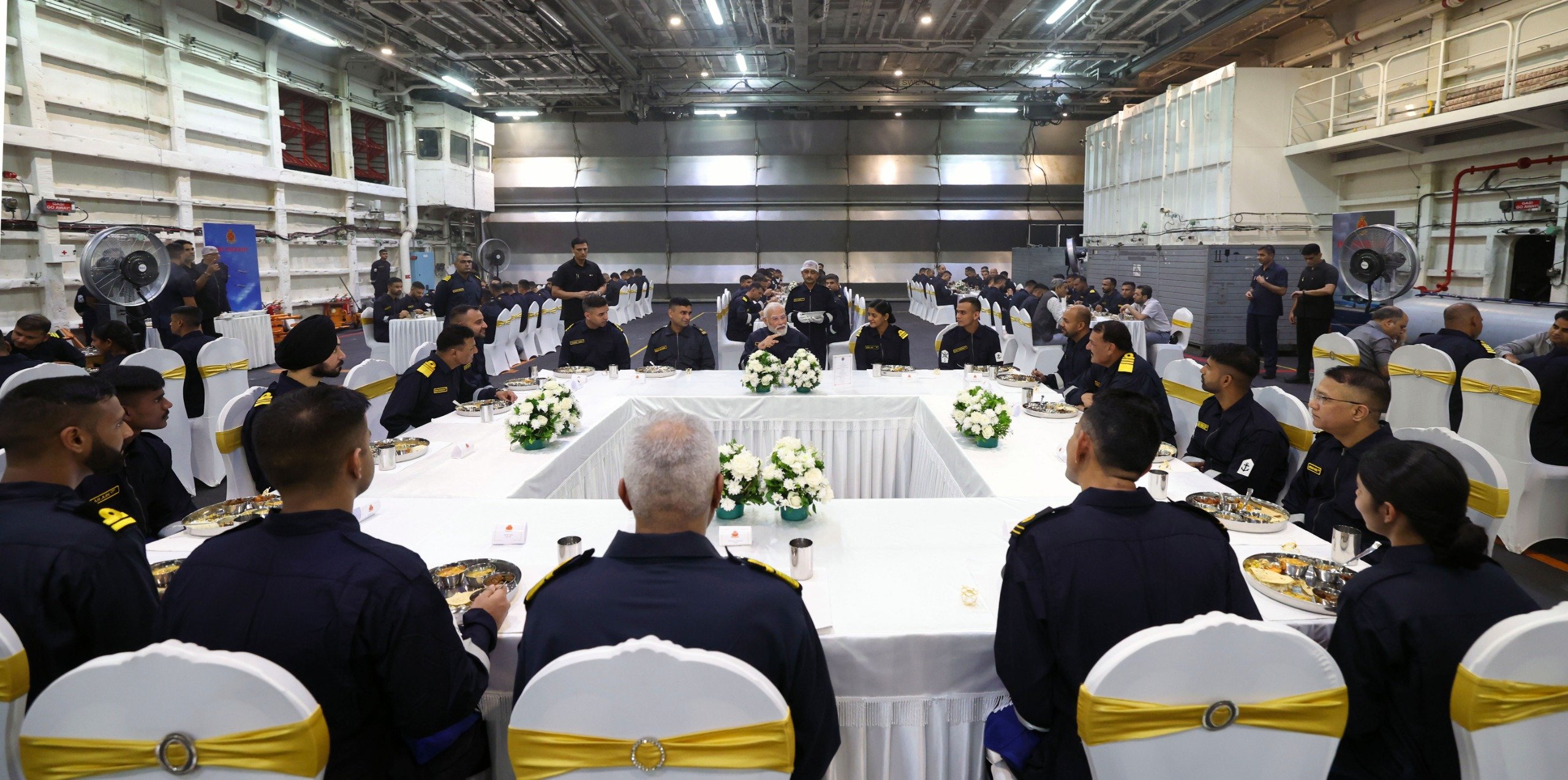 From Chapati to Gulab Jamun: What PM Modi Ate with Sailors on INS Vikrant