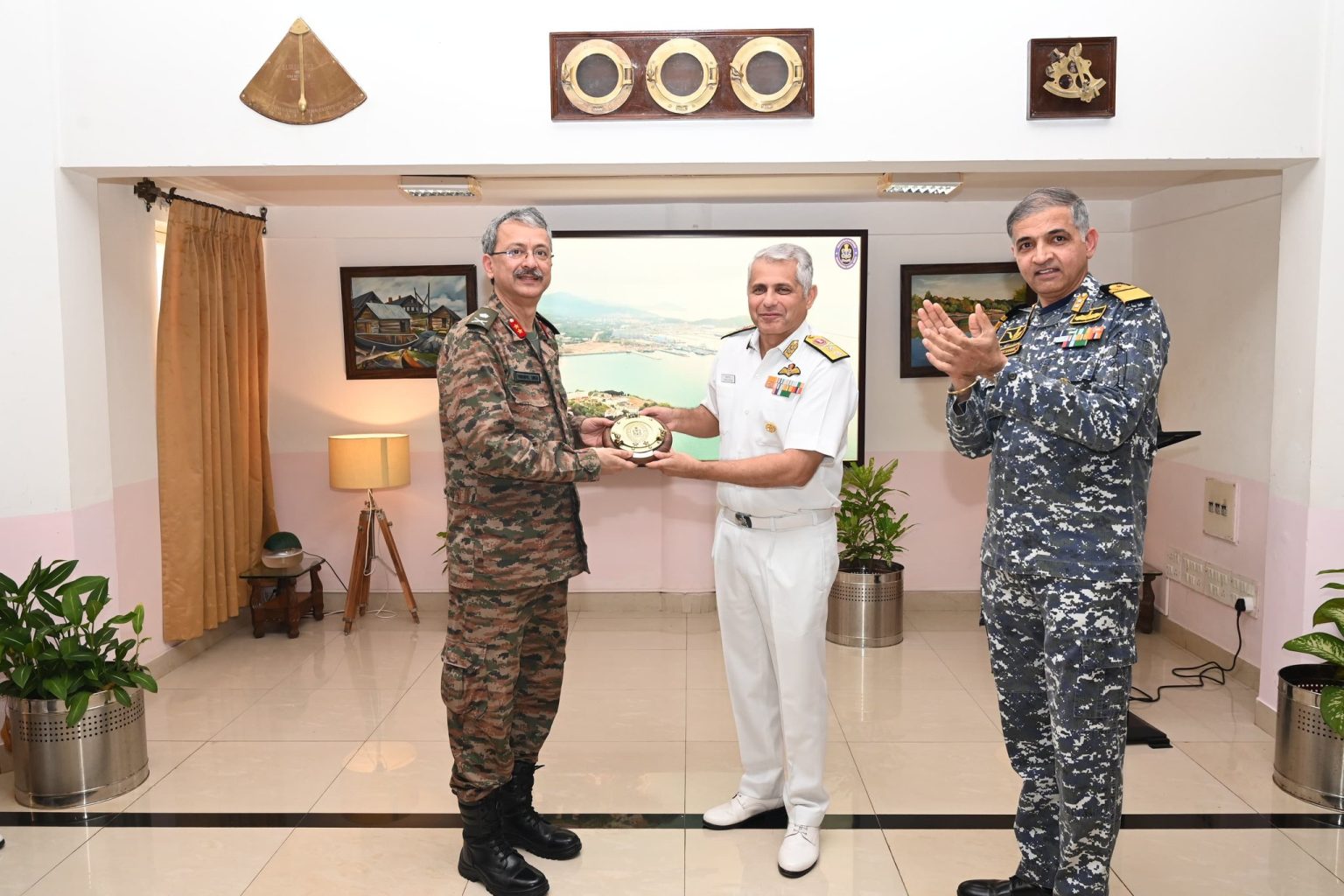 65th National Defence College Course Delegation Visits Naval Base Karwar