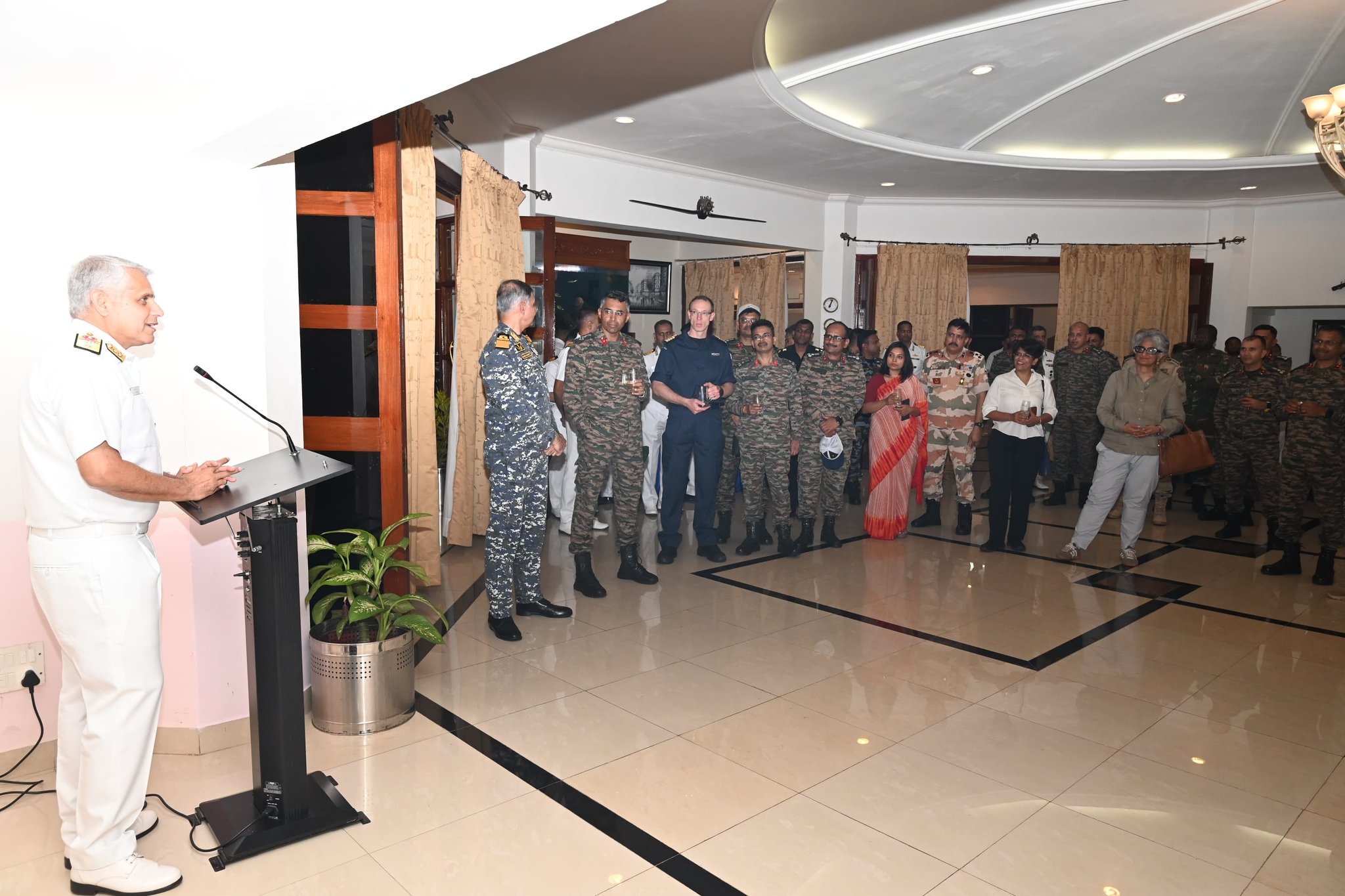 65th National Defence College Course Delegation Visits Naval Base Karwar