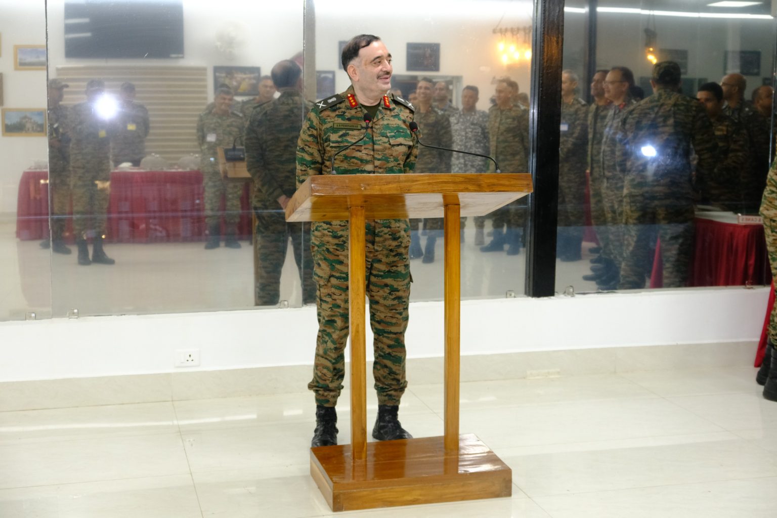 Lt Gen Abhijit S Pendharkar Interacts with Defence Services Staff ...