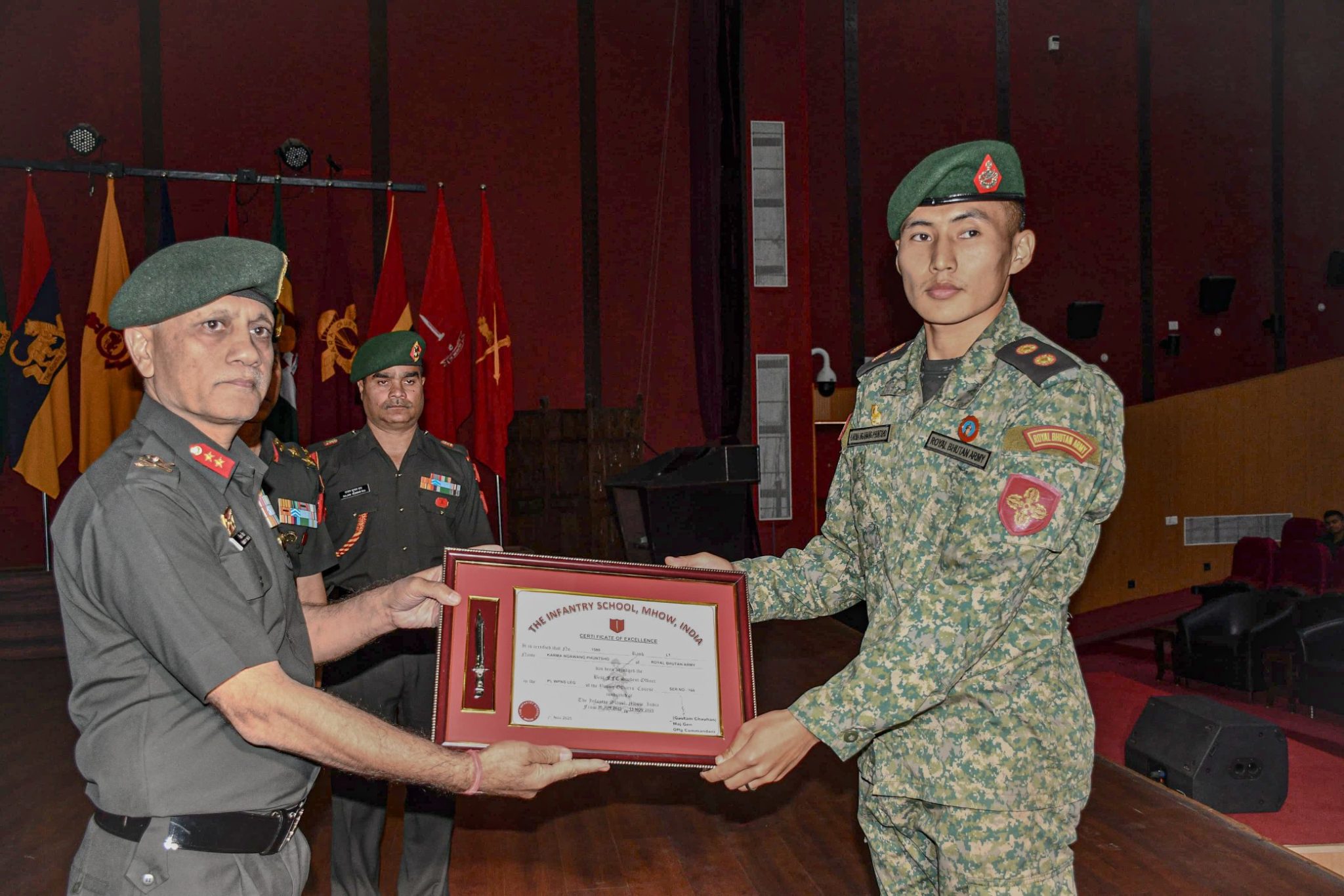 Lt Arjun Singh Bhist Named Best Student as Young Officers’ Course ...