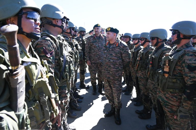 General Upendra Dwivedi Visits Black Cat Division in Sikkim