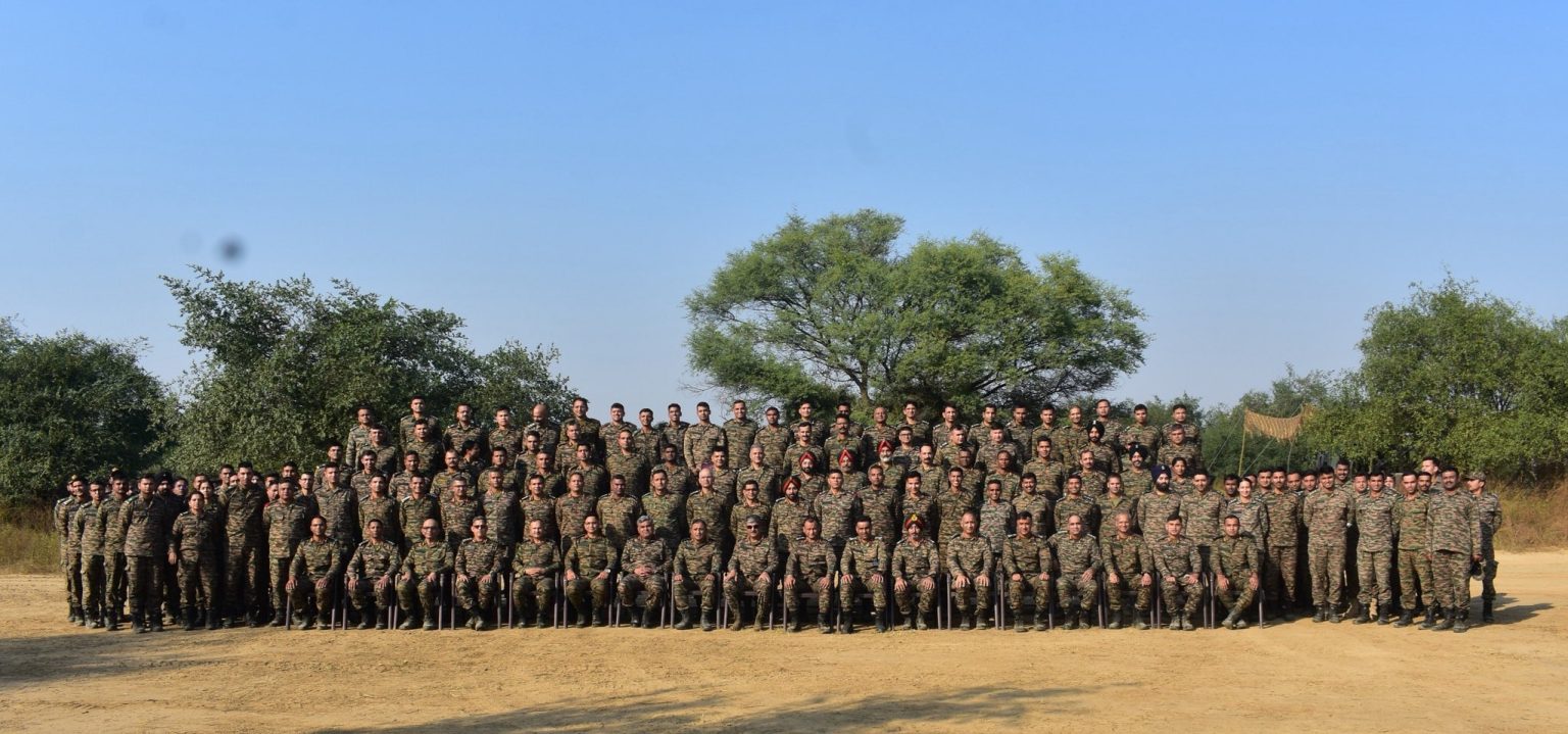 Lt Gen Rajesh Pushkar Reviews Operational Readiness of Airawat Division