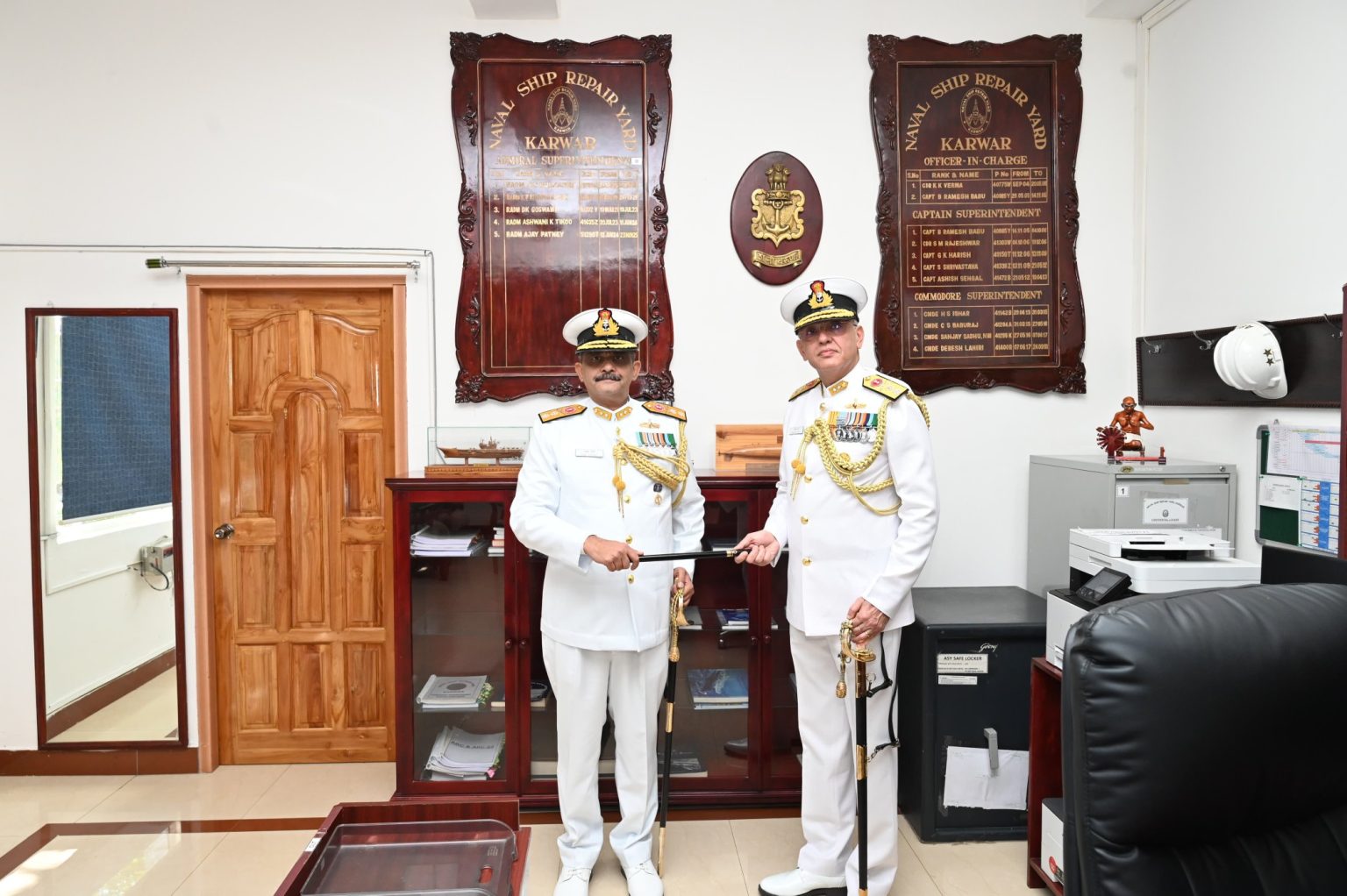Rear Admiral Ravnish Seth Assumes Charge as Admiral Superintendent of ...