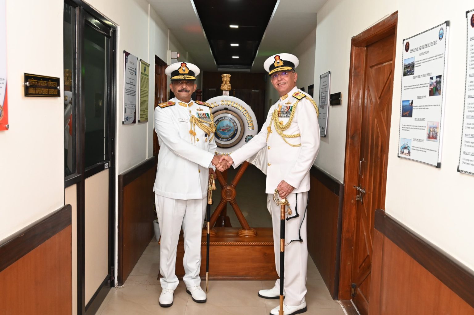 Rear Admiral Ravnish Seth Assumes Charge as Admiral Superintendent of ...