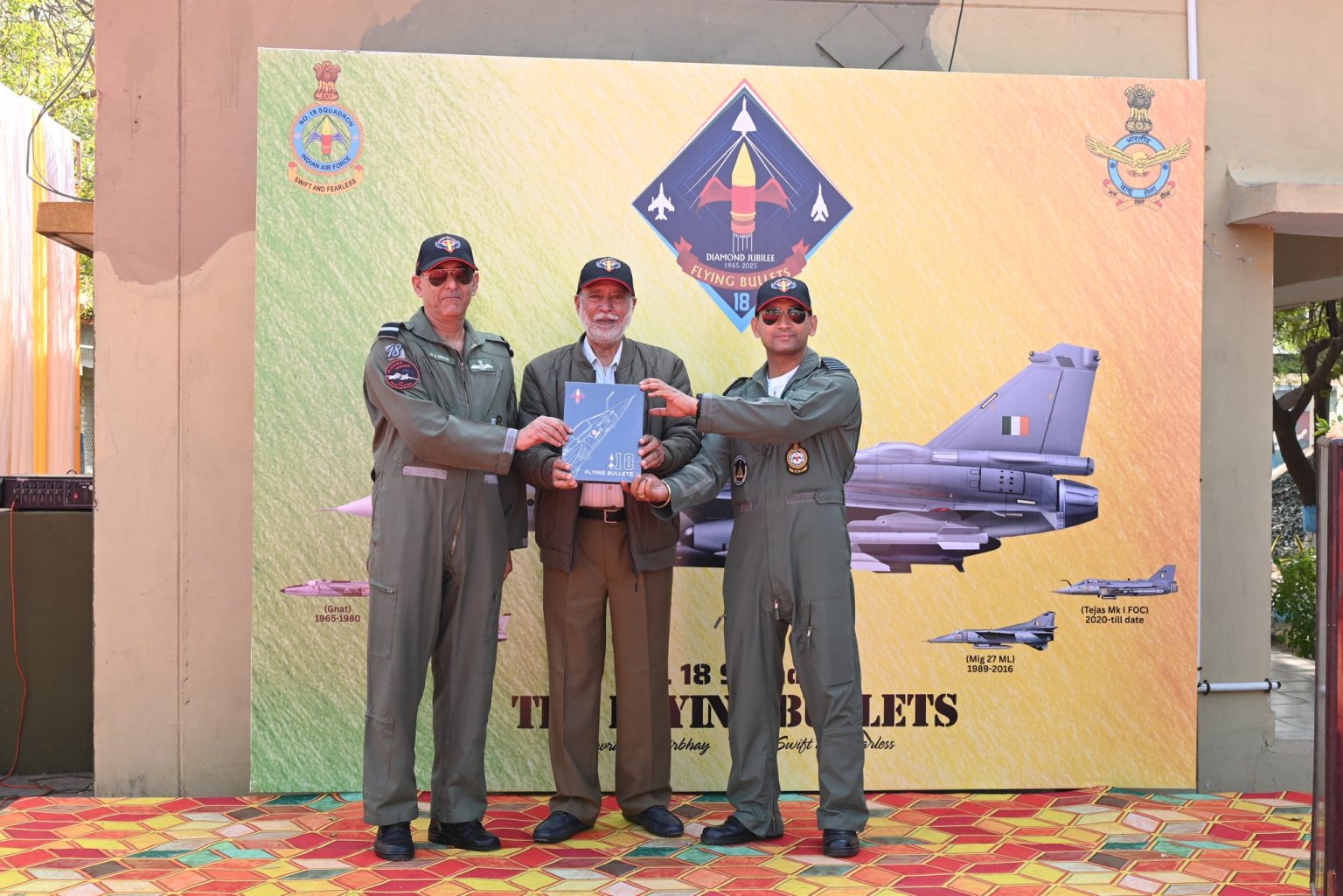 IAF’s 18 Squadron ‘Flying Bullets’ Celebrates Diamond Jubilee at AFS Naliya