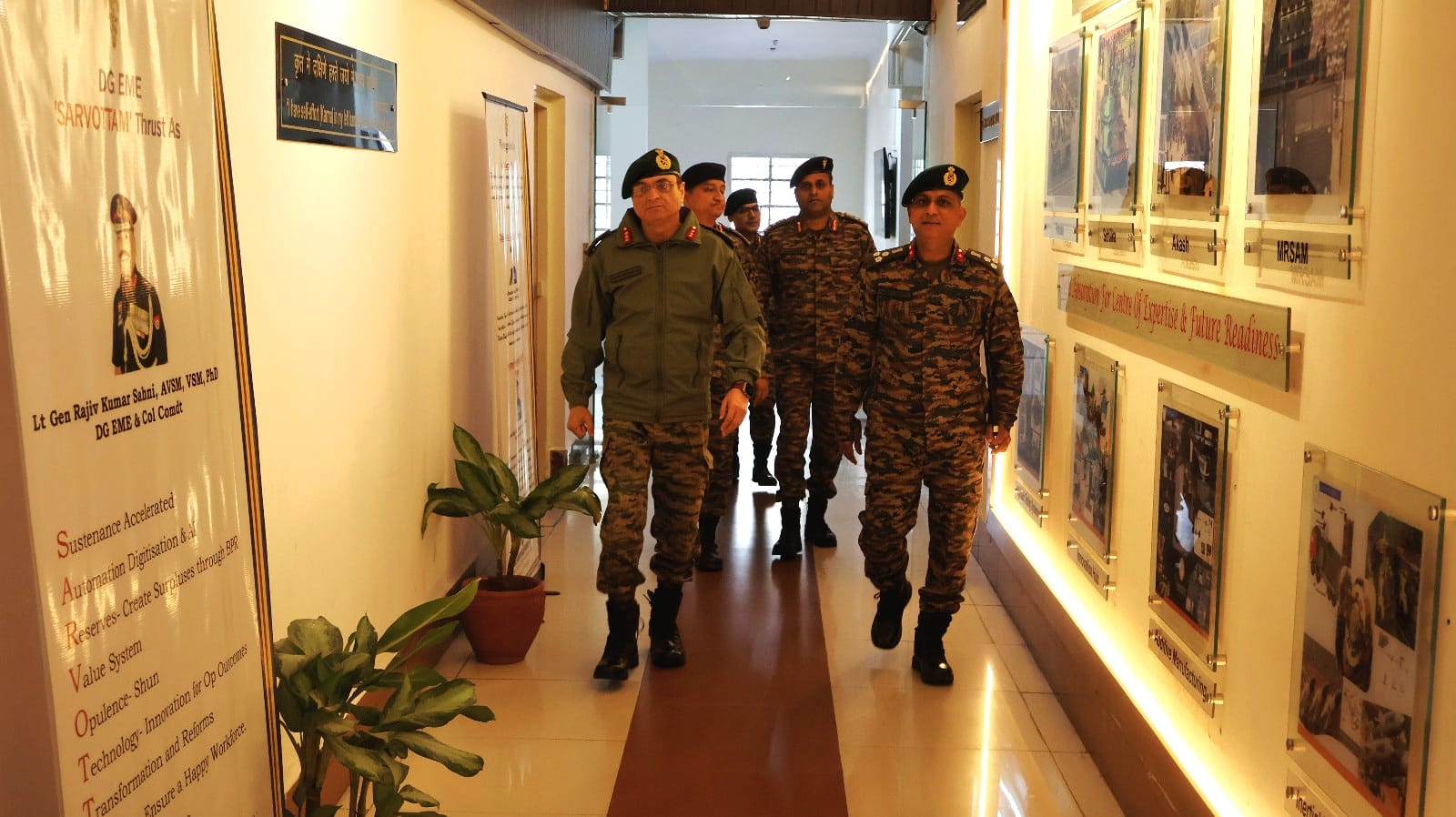 Lt Gen Navin Sachdeva Reviews Engineering Support Capabilities at 510 ...