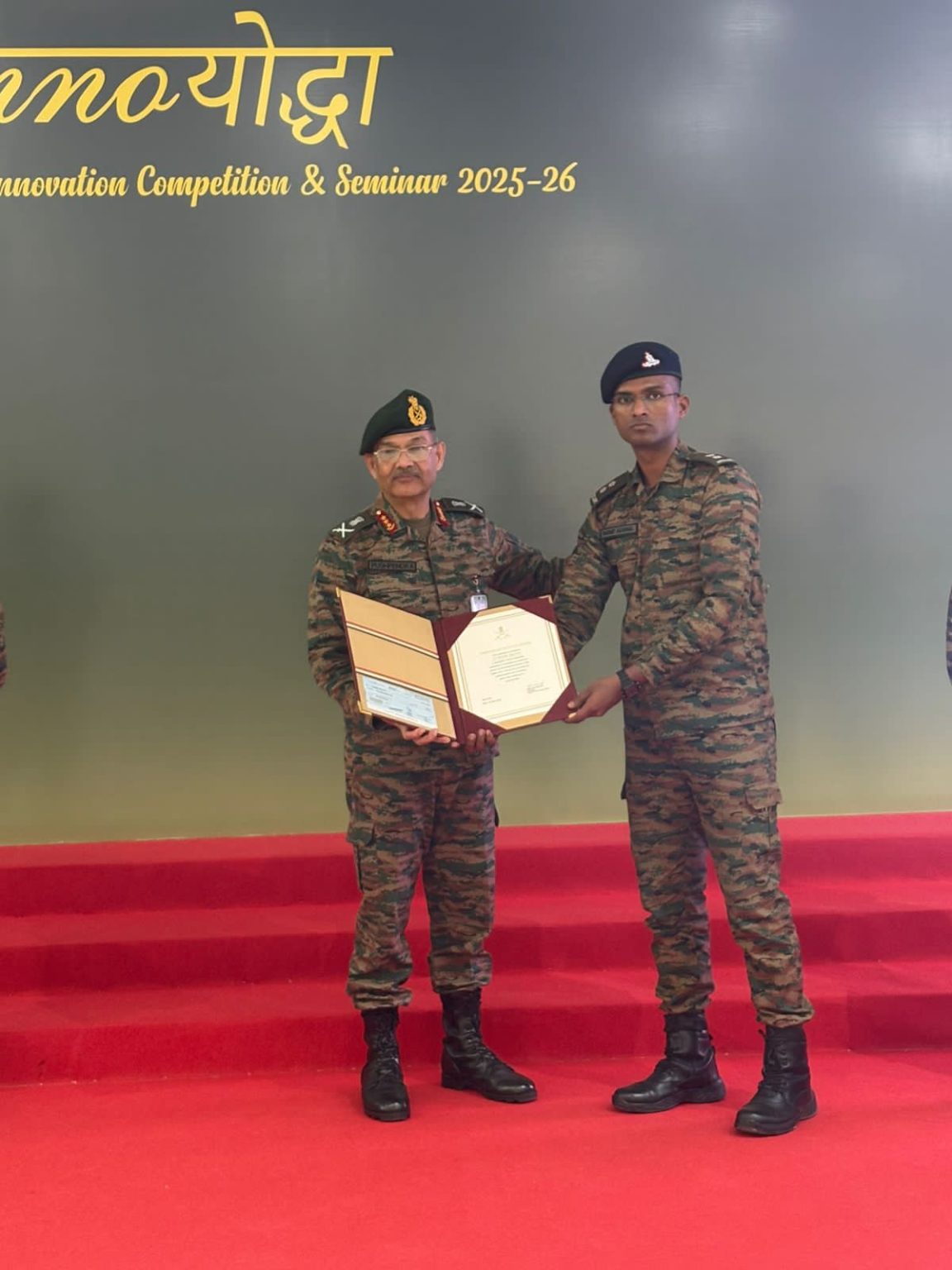 Colonel Arshdeep, Lt Manik Jain and Major Atishay Felicitated at ...