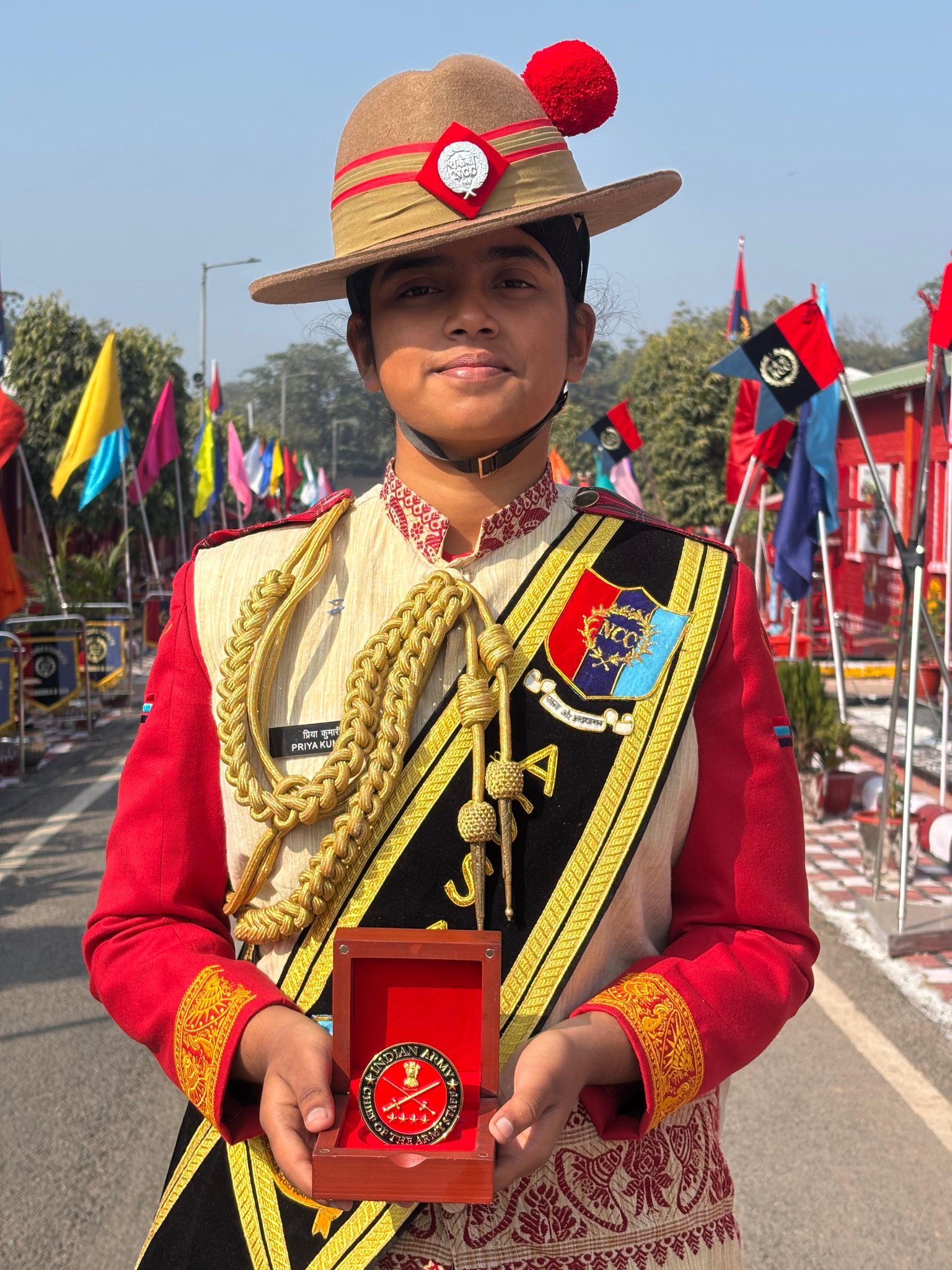 Cadet Priya Kumari Receives COAS Medallion as COAS General Upendra ...