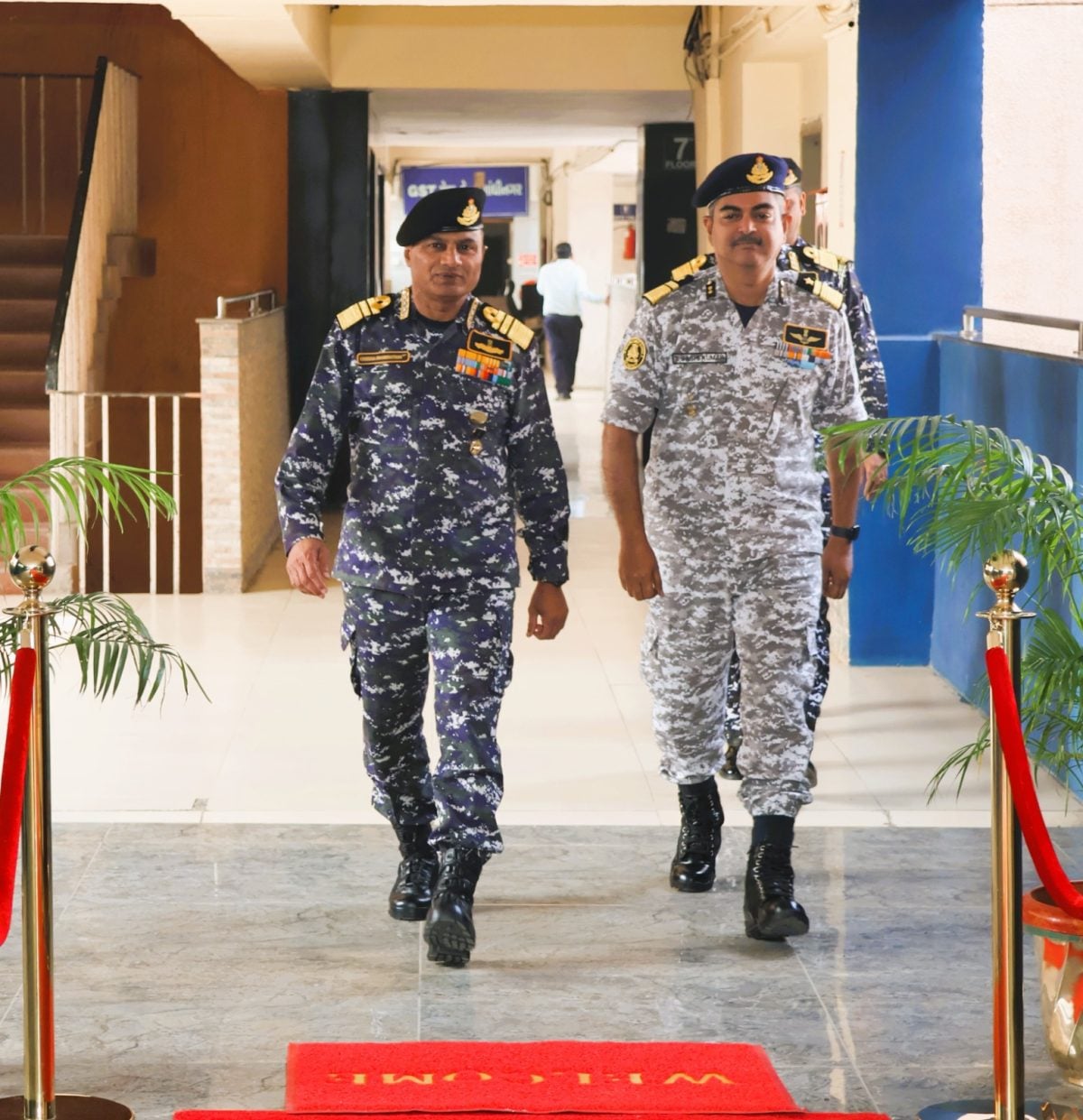 Vice Admiral Krishna Swaminathan Visits Indian Coast Guard Regional ...