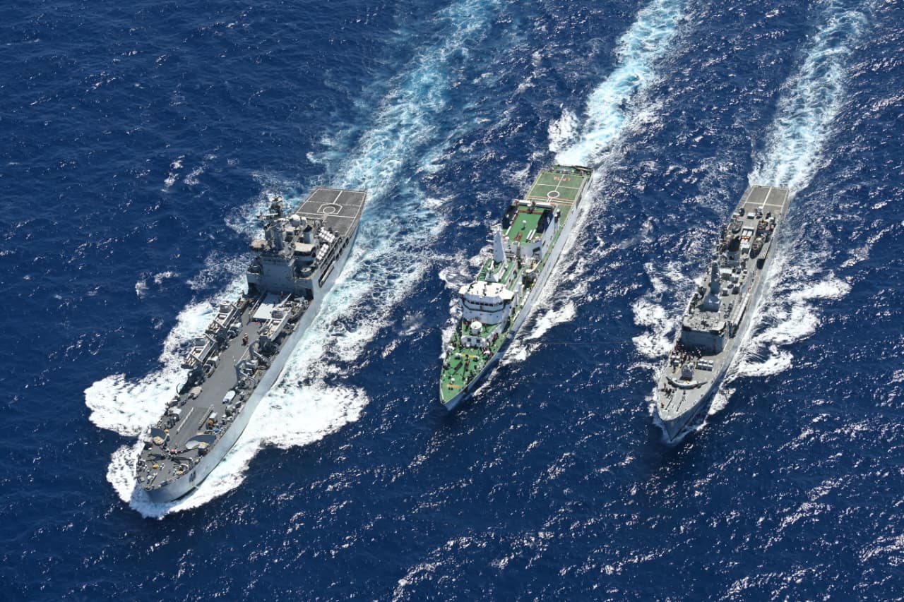 INS Tir, INS Shardul, INS Sujata, and ICGS Sarathi Deploy to Southeast ...