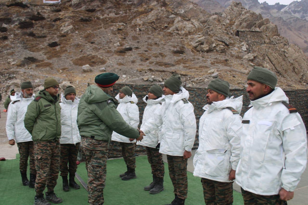 Maj Gen IS Gill Reviews Operational Readiness Along LAC in Kumaon Sector