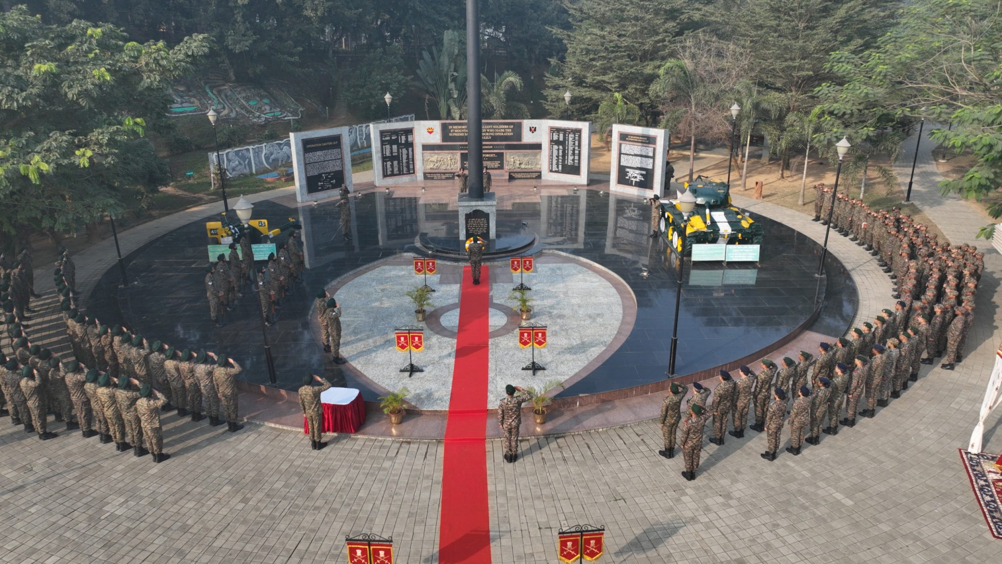 GOC Red Shield Division Pays Tribute to 1971 War Heroes at Albert Ekka ...