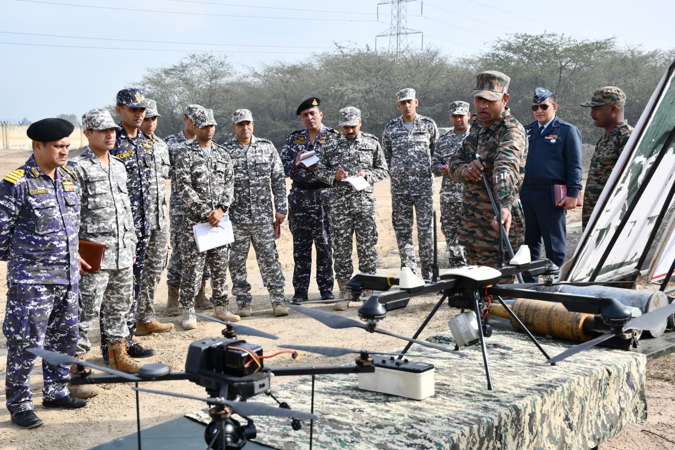 Air Force and Navy Officers Witness Armoured Warfare Capabilities at ...