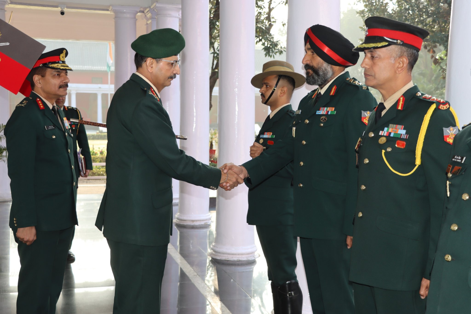 Lt Gen Devendra Sharma Visits Indian Military Academy, Dehradun
