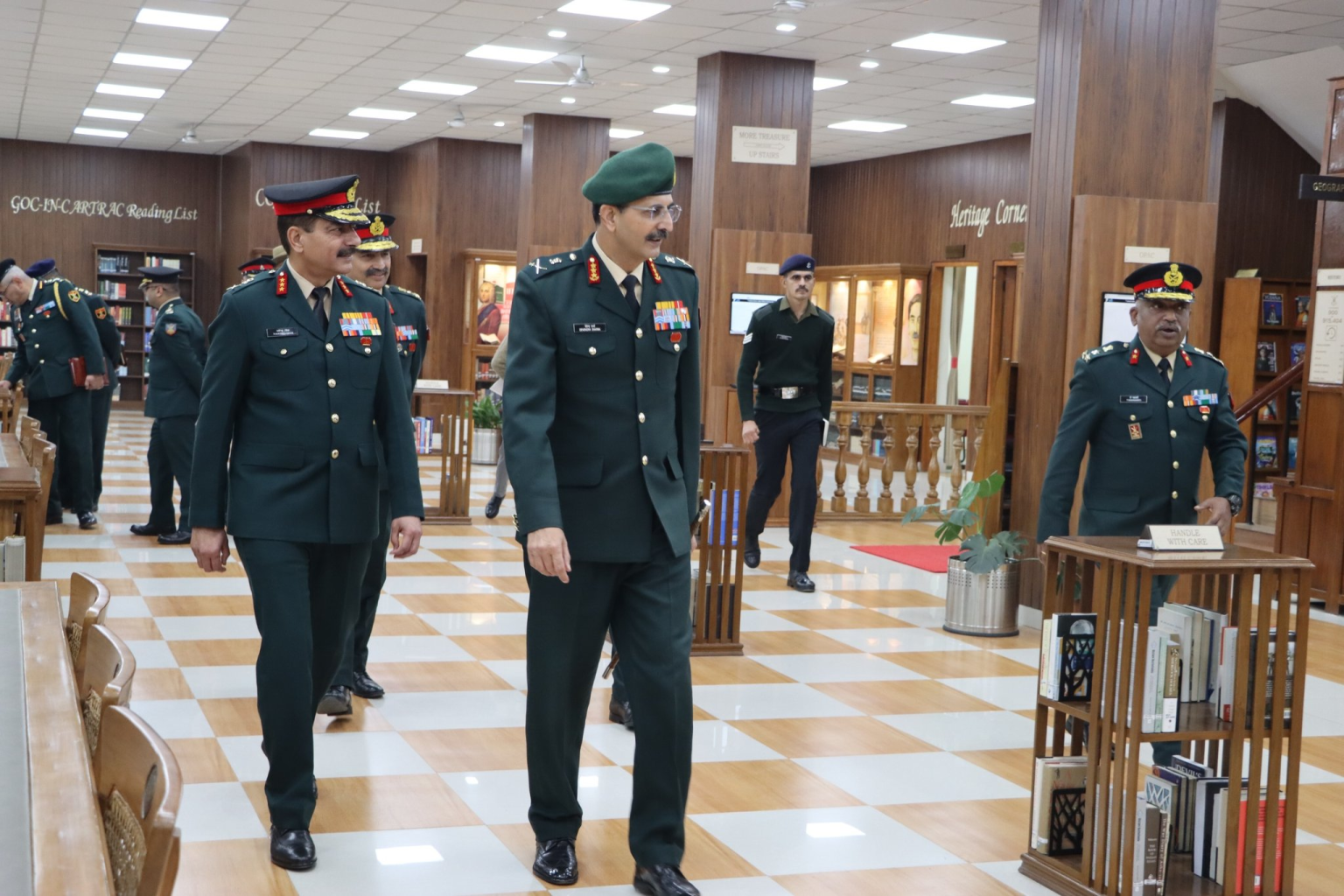 Lt Gen Devendra Sharma Visits Indian Military Academy, Dehradun