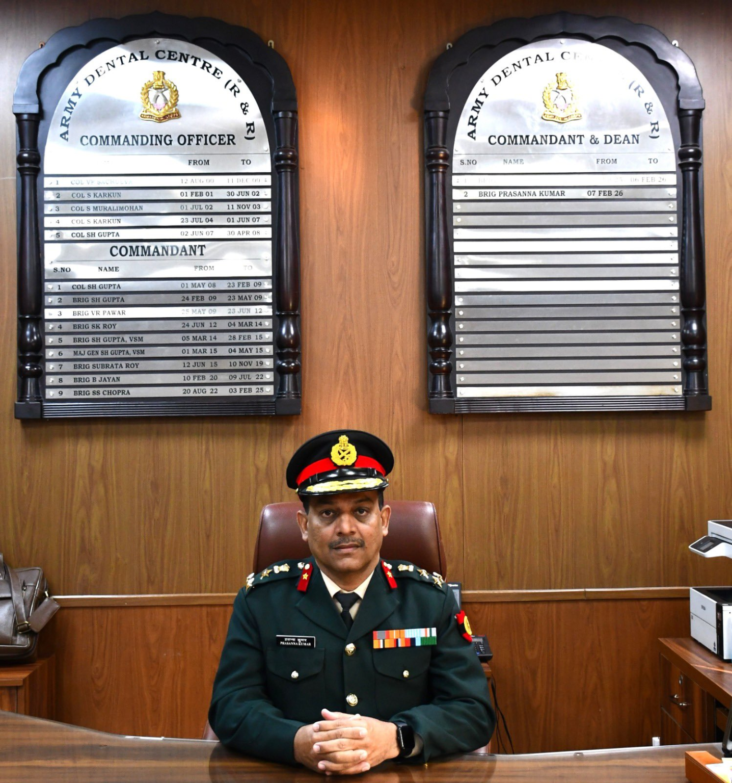 Brigadier Prasanna Kumar Assumes Charge as Commandant and Dean, Army ...