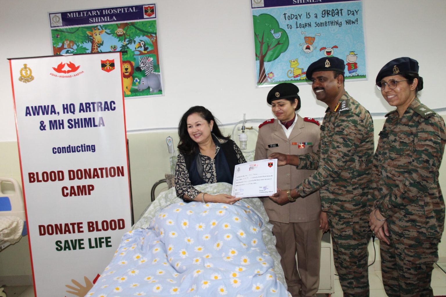 ARTRAC Organises Blood Donation Camp in Shimla, Promotes Voluntary Service