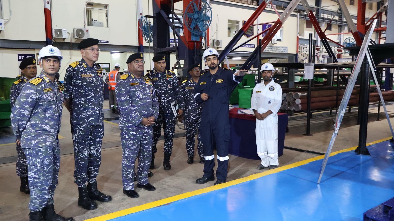 Chief of Materiel Vice Admiral B Sivakumar Visits NSRY Karwar