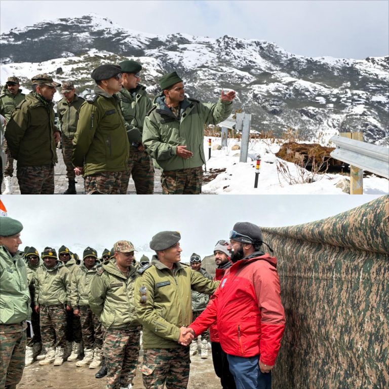 Lt Gen Neeraj Shukla Visits High-Altitude Forward Posts, Praises Troops ...