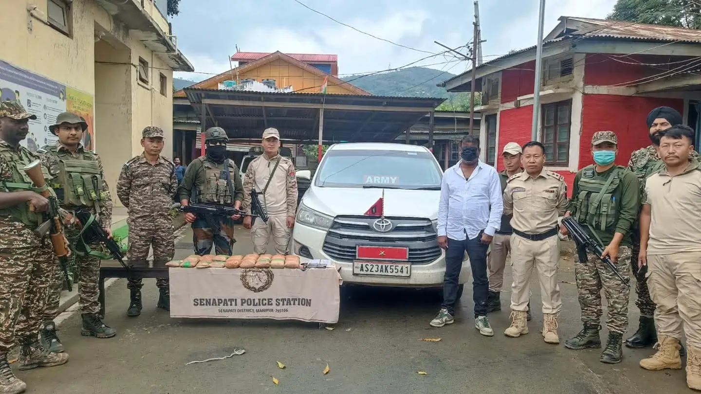 Fake Indian Army Vehicle Busted in Manipur With 15.35 Kg Opium